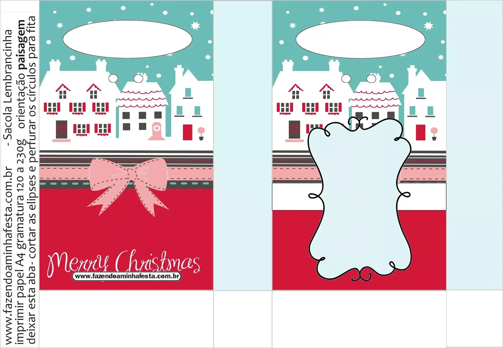 Retro Christmas: Free Printable Boxes. - Oh My Fiesta! in english