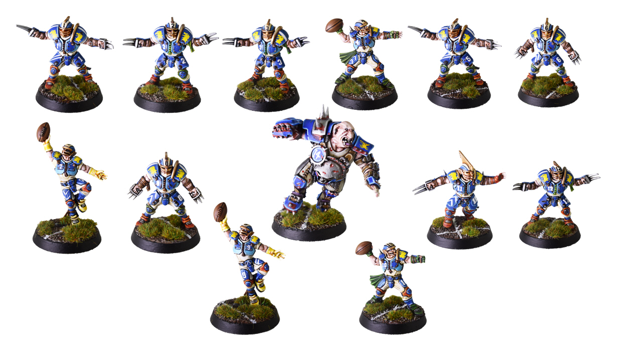 Jay's Wargaming Madness: Blood Bowl - Human Team