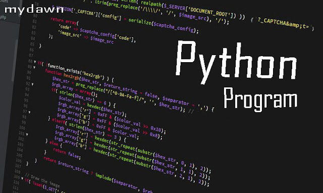 The history of Python(Programming Language) begins. - MY DAWN