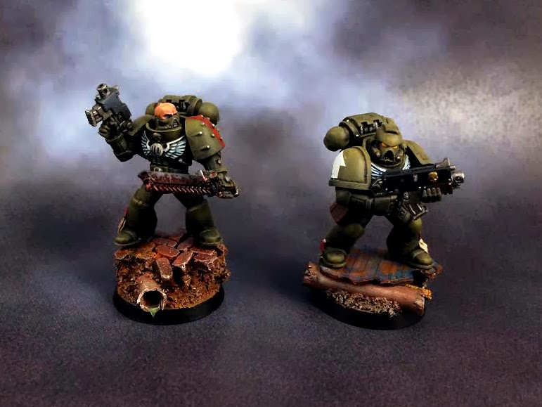 Orion Paintworks: Showcase: Raptors Chapter Tactical Marines