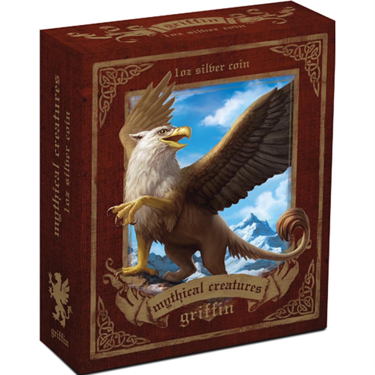 Gold Silver Art: Mythical Creatures Series - Griffin 2013 1 oz Silver ...