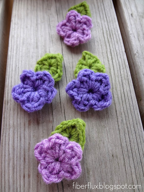 Fiber Flux: Free Crochet Pattern...One Round Leaf (With Stem)