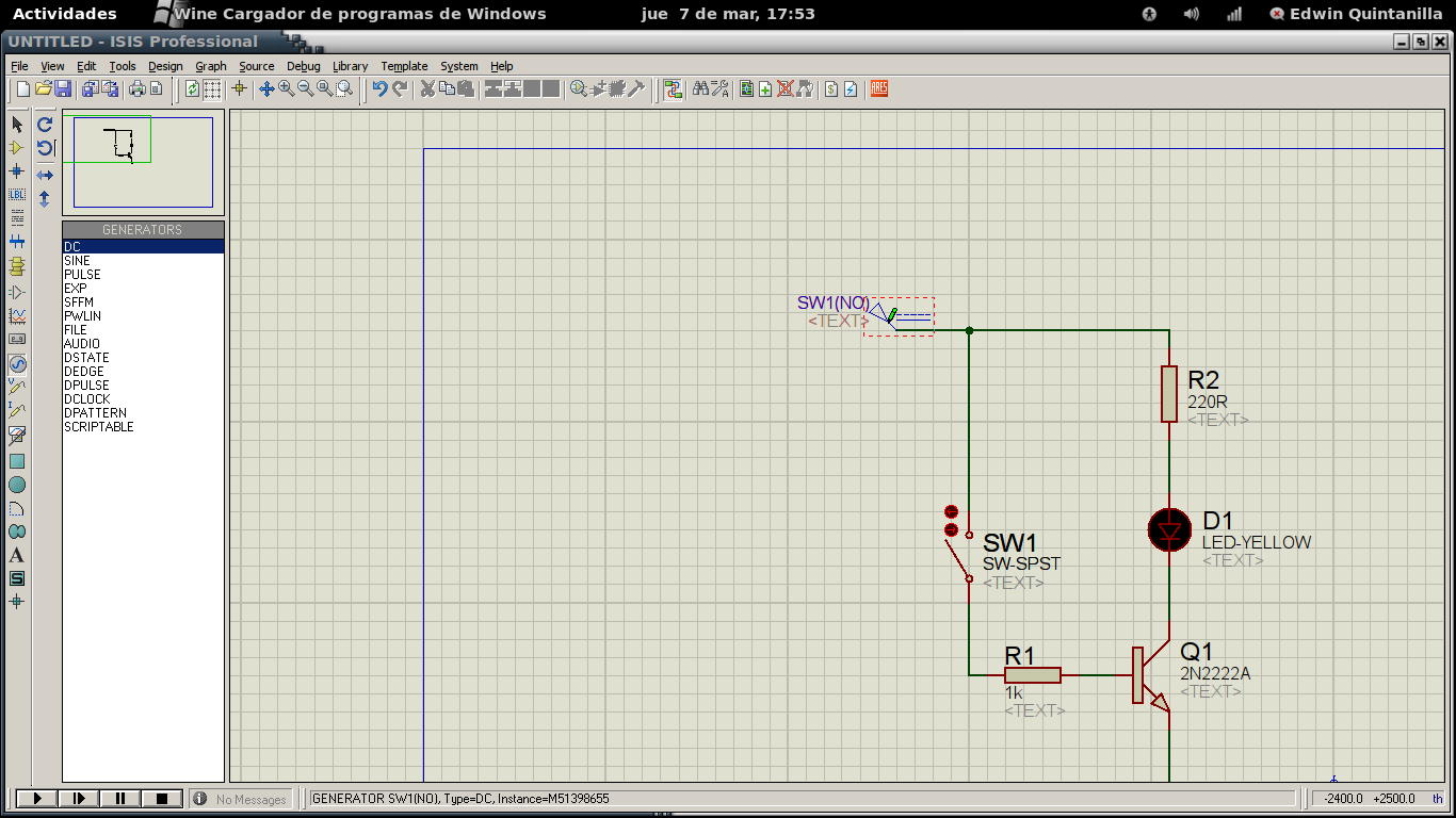 Electronicos SV: Pequeño tutorial Isis Proteus