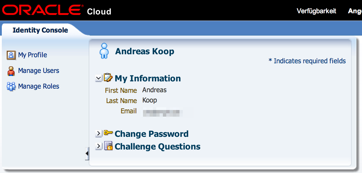 Practical experience on Oracle products: Oracle Java and Database Cloud Services in Action