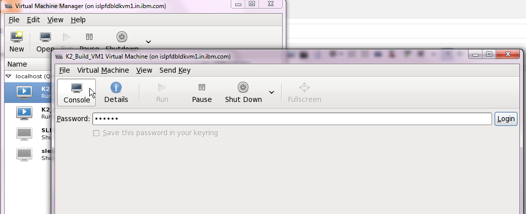 Error : Viewer Connection to hypervisor host got refused or disconnected!