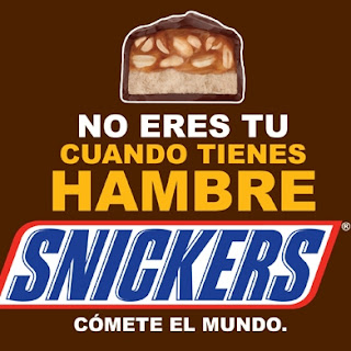 SNICKERS: Información sobre el mensaje