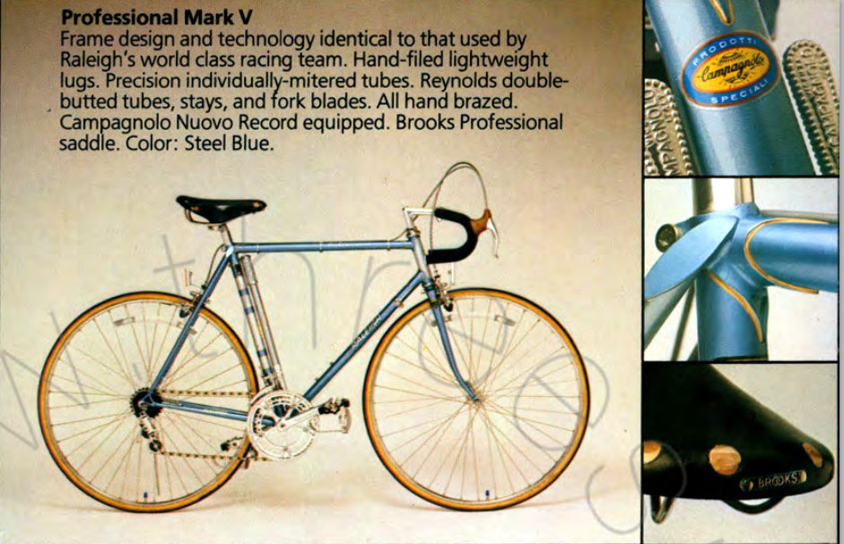 ON THE DROPS: Raleigh's Bike Boom Flagship: Raleigh Professionals Marks ...