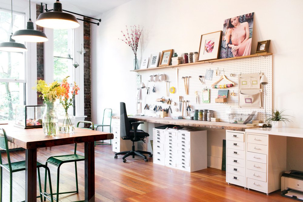 20 Incredibly Beautiful and Organized Office Spaces | Little House of ...