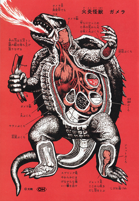Flyer Goodness: Japanese Monster Anatomy