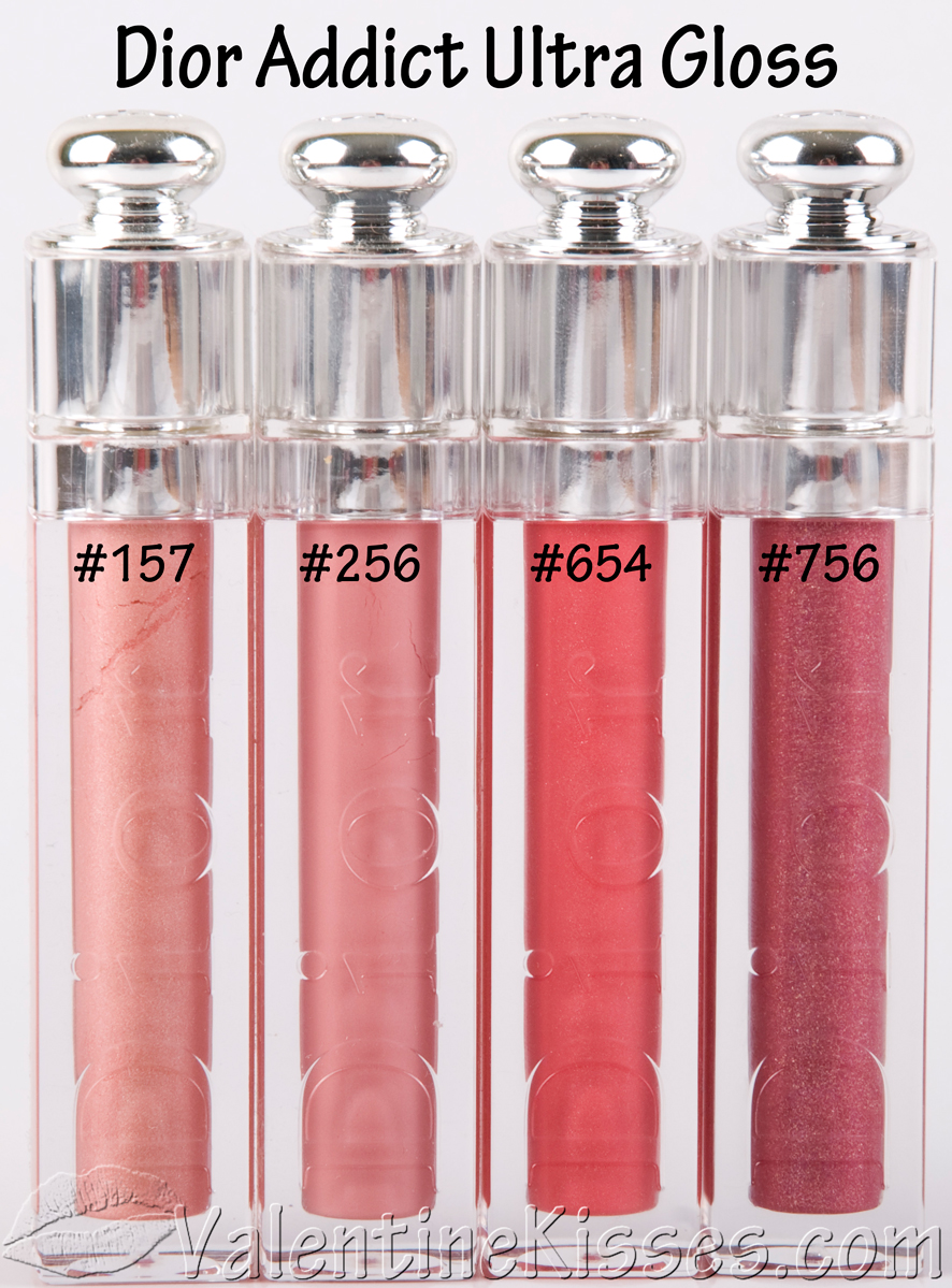 Valentine Kisses: Dior Addict Ultra Gloss - #654 Pink Veil & #756 ...
