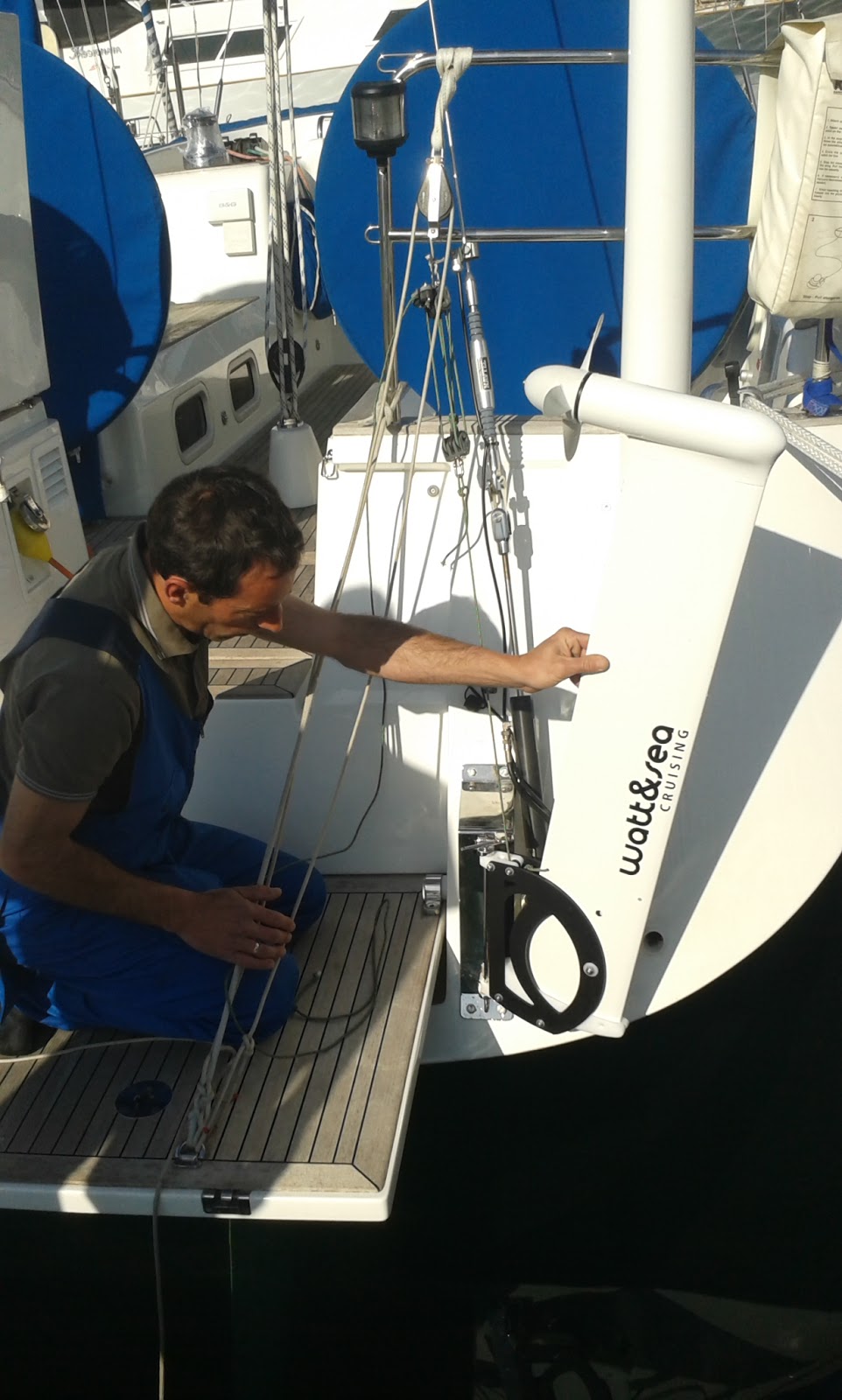 NAUTOR'S SWAN VILLEFRANCHE: Watt & Sea hydro generators