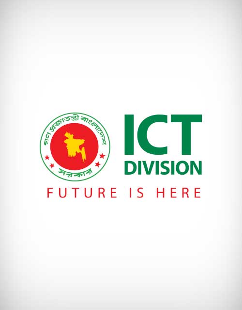 ict division bangladesh vector logo