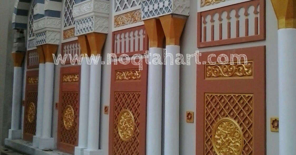 Grc ornament masjid ~ Islamic Art and Calligraphy Decoration