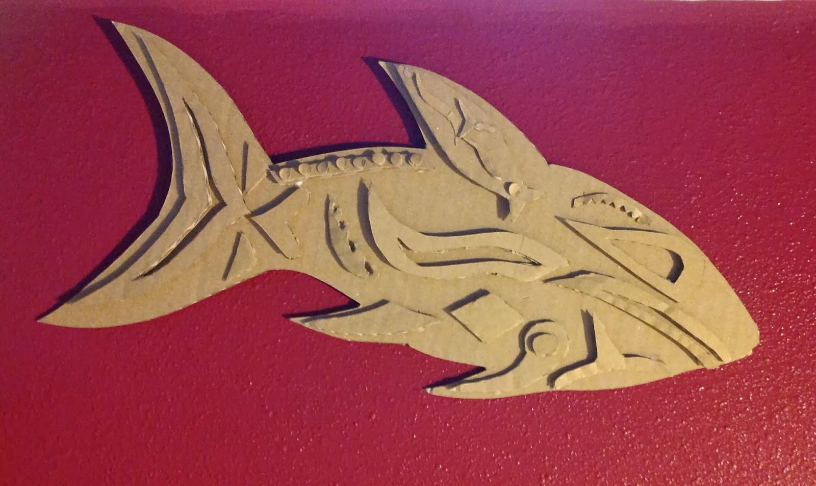 365 days of fish: Day 169 - Cardboard fish.