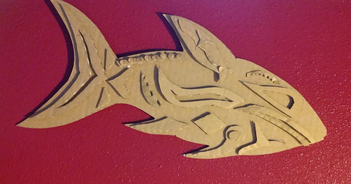 365 days of fish: Day 169 - Cardboard fish.
