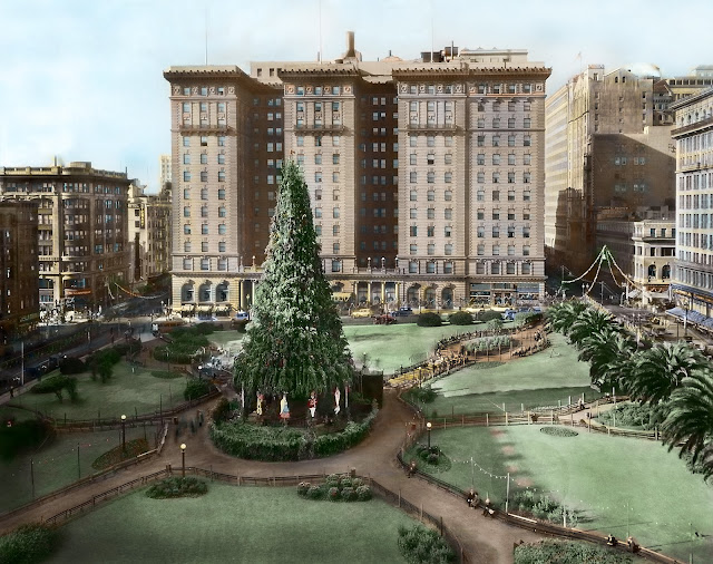 San Francisco Images: HAPPY HOLIDAYS! The story of the Tree in Union Square