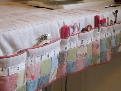 Show and Tell: "Bloom" Sewing Machine Mat Finished