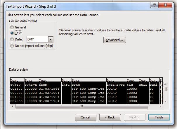 Databaser: on financial databases: Opening your Compustat save