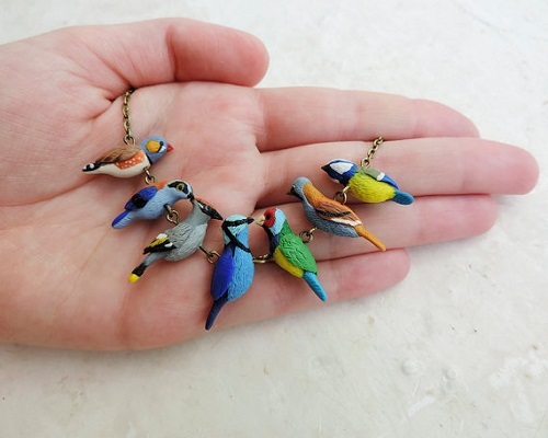 Nature Inspired Polymer Clay Jewelry by Sofoxyclay / The Beading Gem