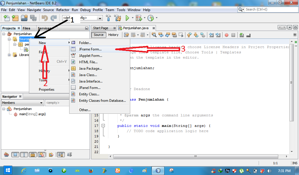Membuat Aplikasi Penjumlahan Sederhana di Netbeans - Komputer Cyber
