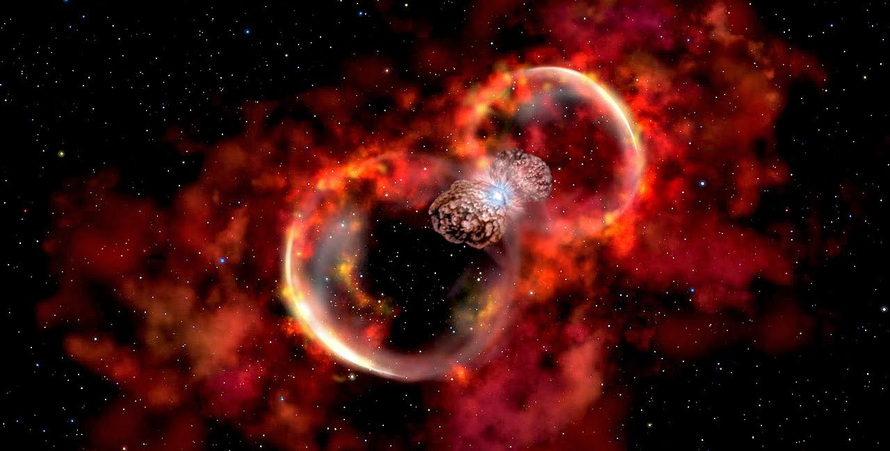 Astrónomos impactados por la histórica explosión estelar de Eta Carinae ...