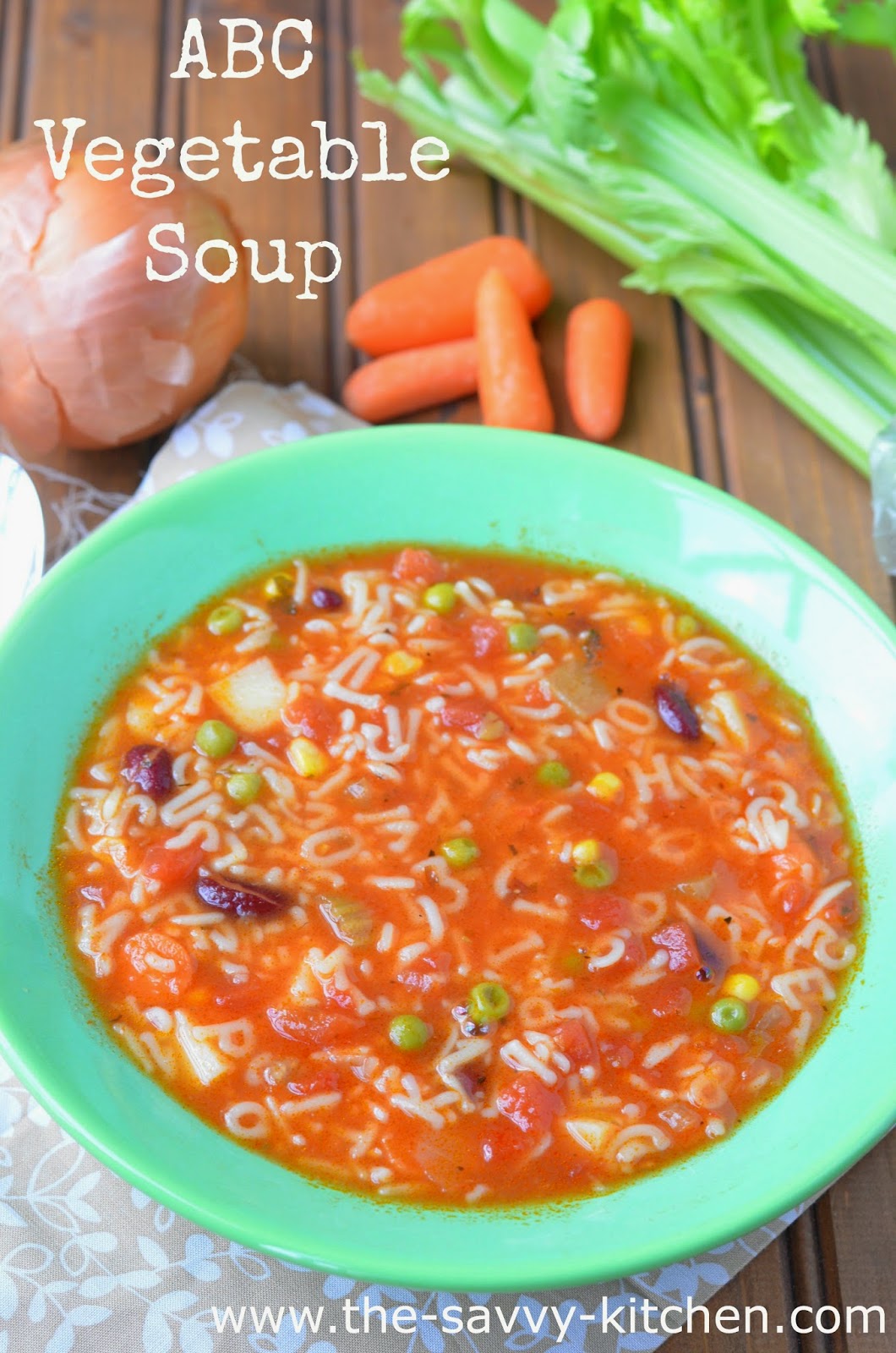 The Savvy Kitchen: ABC Vegetable Soup