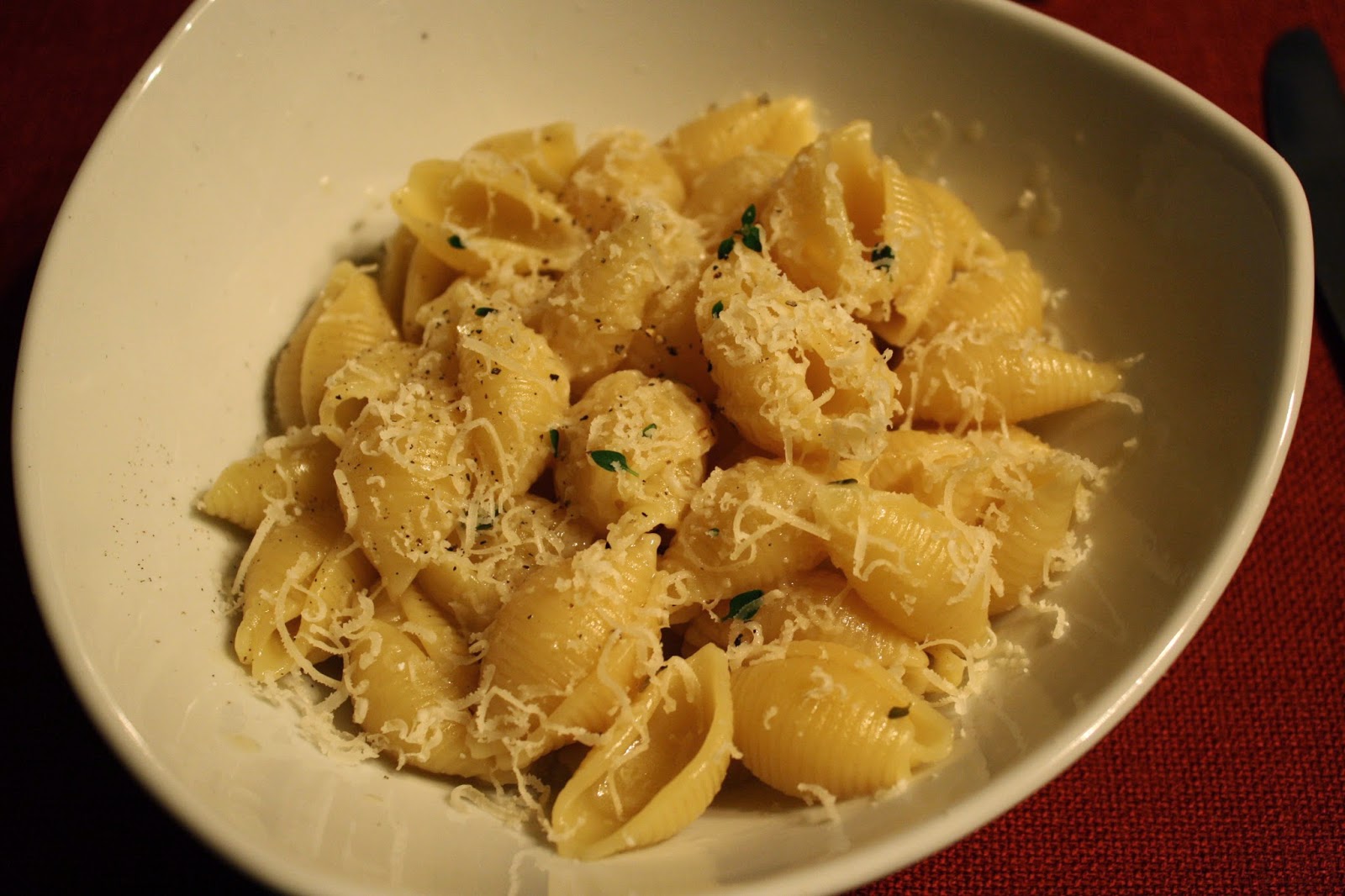 Lactose-Free Girl: Pasta in Parmesan Broth