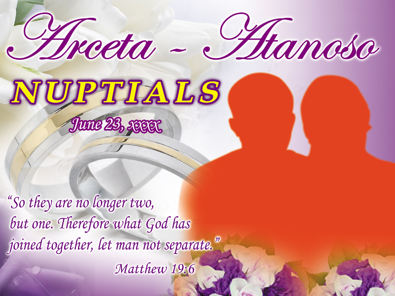 Weddings / Nuptials / Kalilang Design and Layouts | CustomizePrintShop