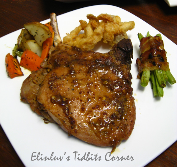Elinluv's Tidbits Corner: Oven Roasted Pork Rack - Main Dish