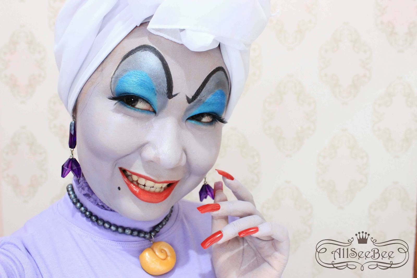 Disney Villains Diva Makeup Collaboration - Ursula (with tutorial)