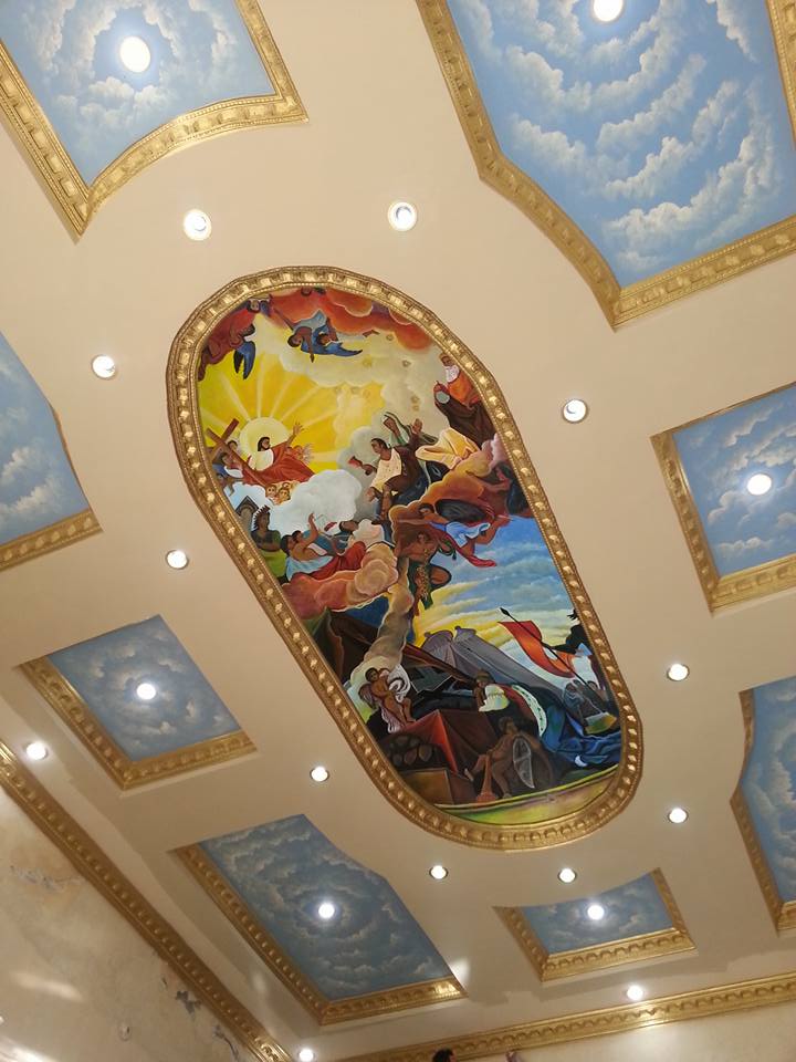 mi obras de arte: MURAL EN TECHO