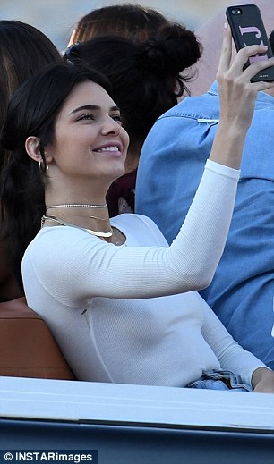 Braless Kendall Jenner Shows Off Her Perky Assets In Tight White Top