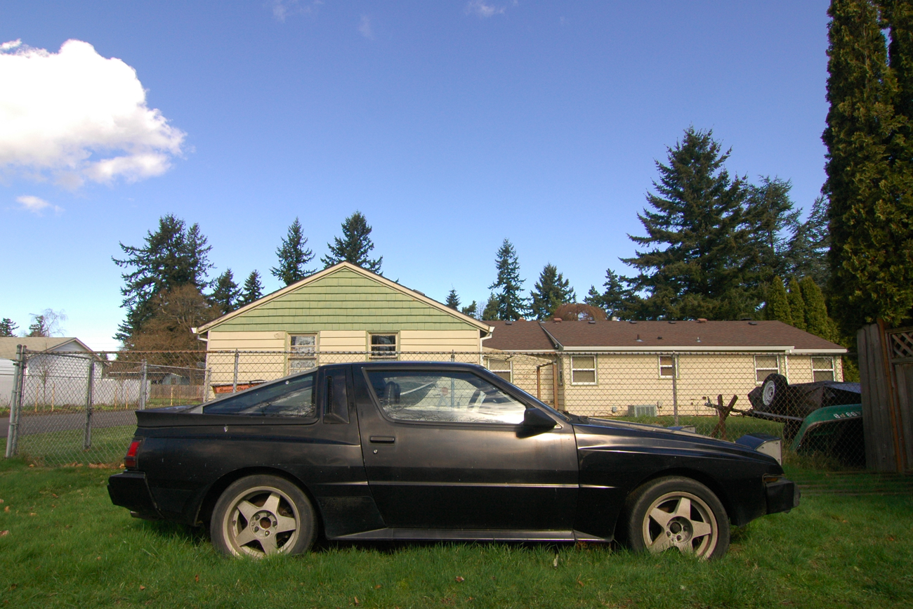 OLD PARKED CARS.: 1987 Mitsubishi Starion ESI-R.