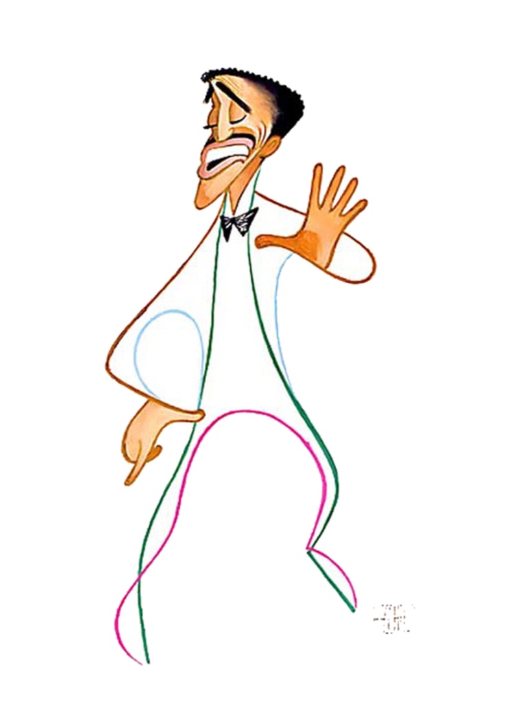 .: Al Hirschfeld Caricatures Pop Singers