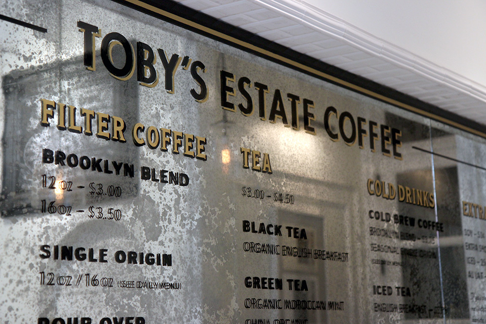 Toby's Estate Coffee in the Flatiron District - York Avenue