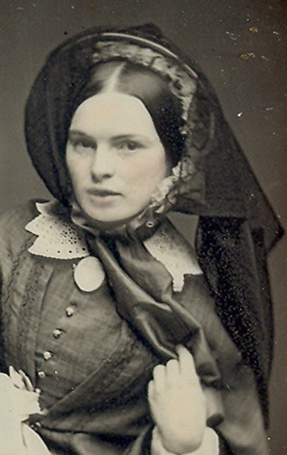 Born In 1808 1850s Bonnets In Detail