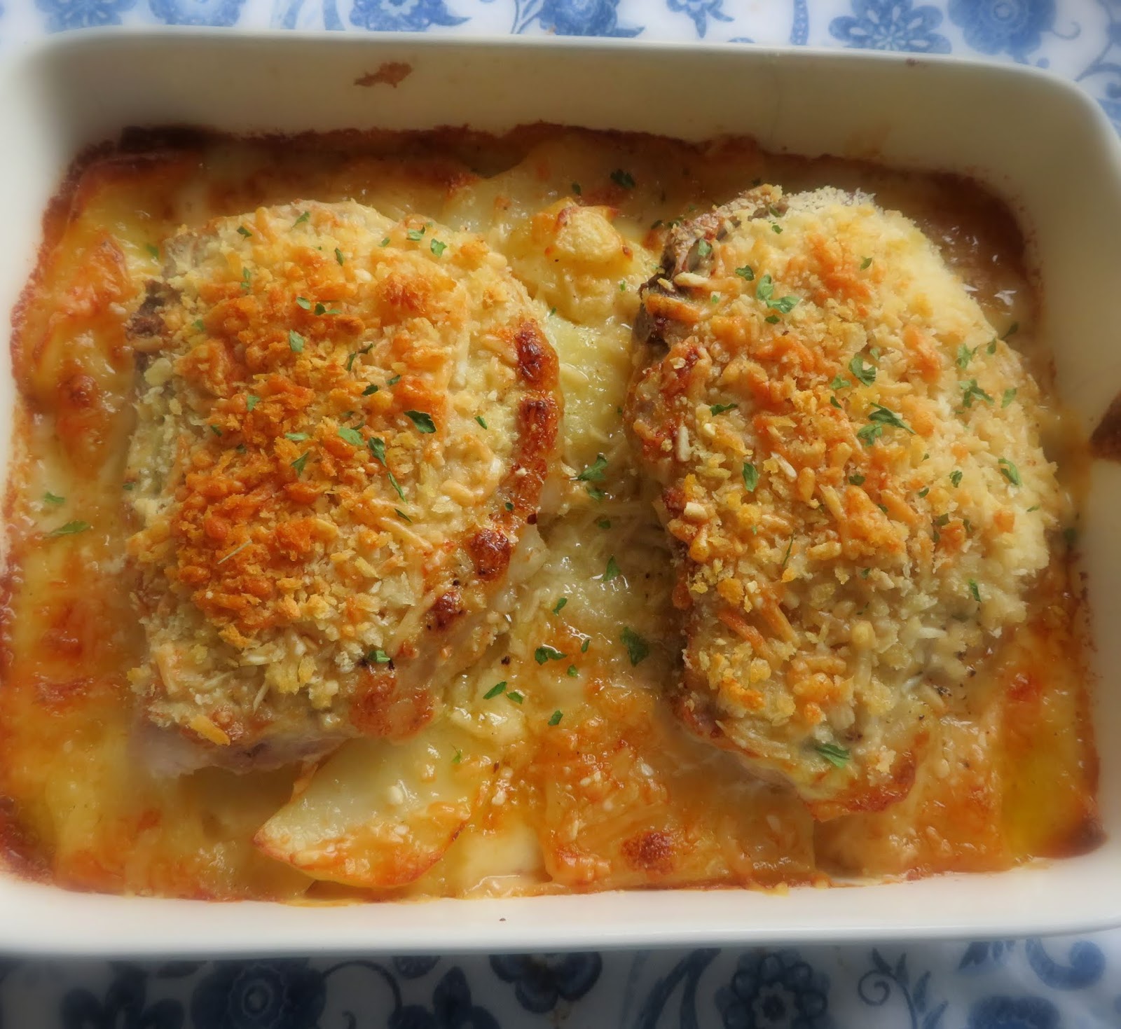 Devilled Pork Chops with Scalloped Potatoes | The English Kitchen