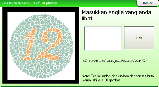 Cek Buta Warna Menggunakan Software Color Blind