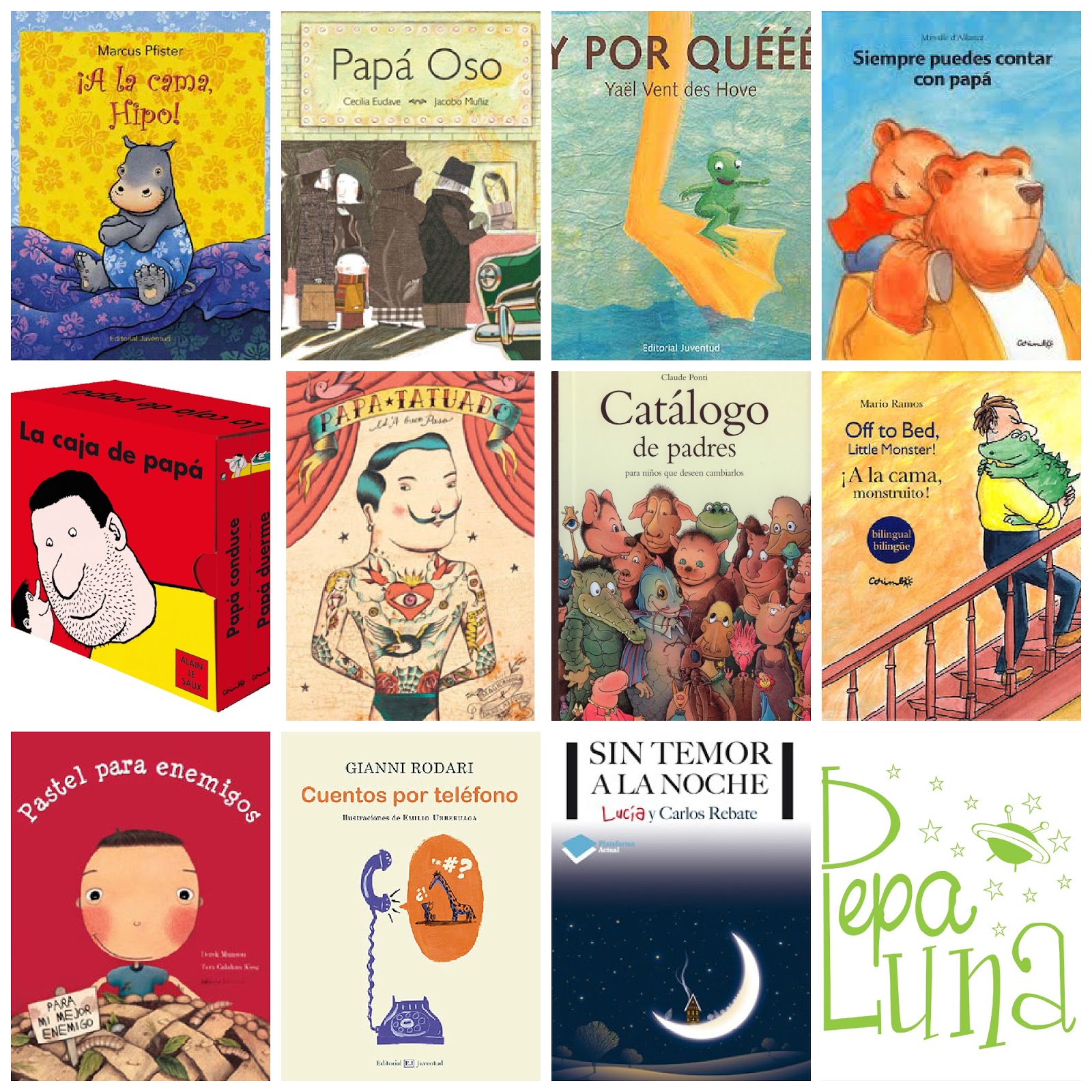 PEPA LUNA: Libros para el DÍA DEL PADRE