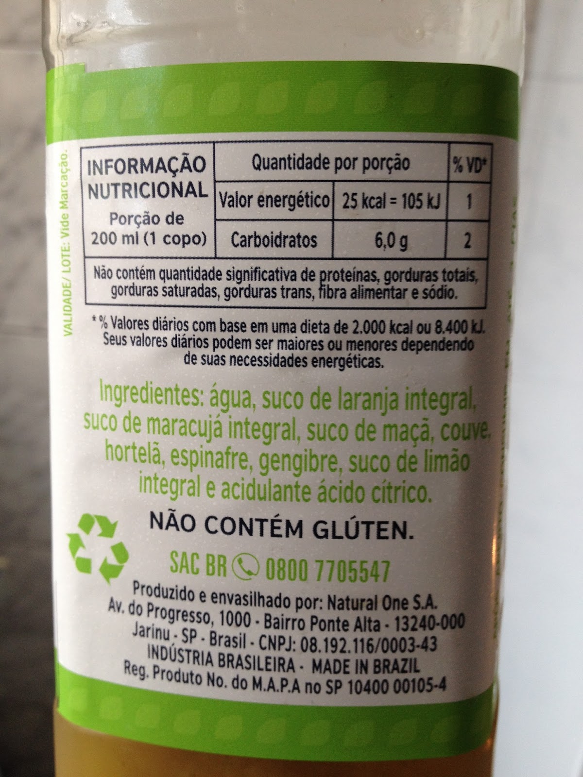 Live for health: Suco Natural One