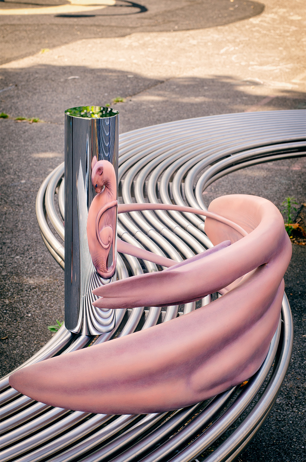 A Fish Out Of Water: Anamorphic art