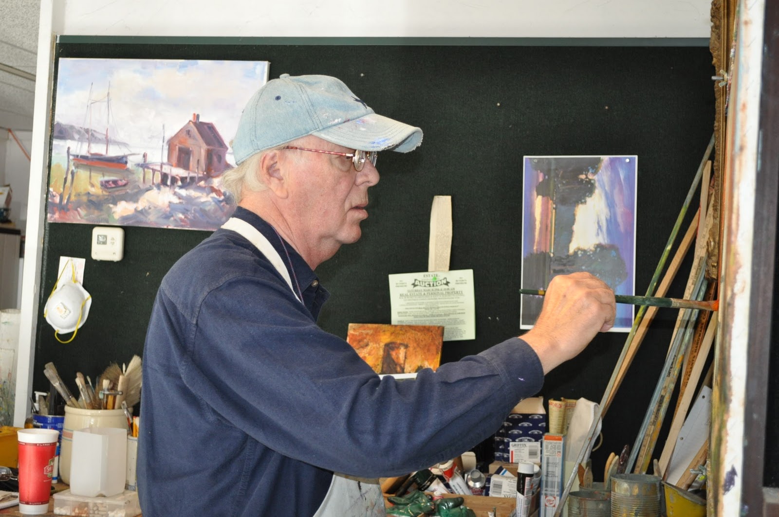 American Moment: Frank Rowland W/S N/C....Original Fine Art