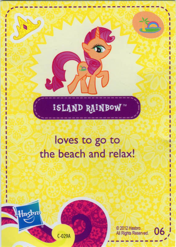 MLP Island Rainbow Blind Bag Cards | MLP Merch