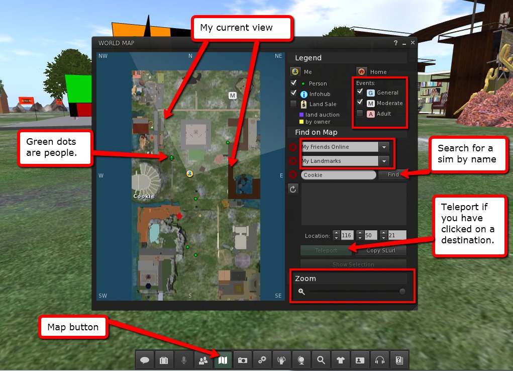 Virtual Outworlding: 2014 1stHELP: TRAVEL: Maps, Teleports and SLurls ...