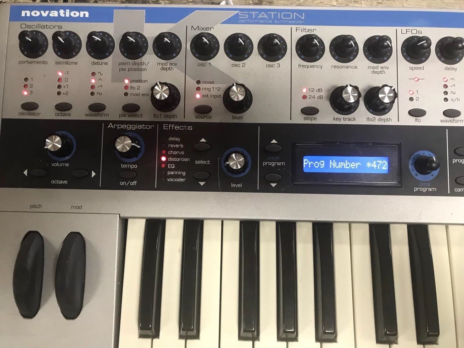 MATRIXSYNTH: Novation K-Station with Moog Knobs