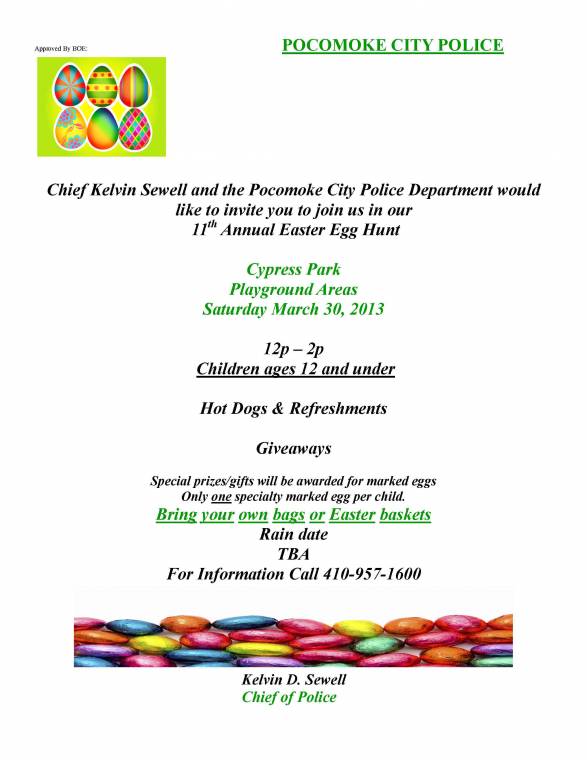 The Pocomoke Public Eye: Pocomoke City Police Dept. ~ 11th Annual ...