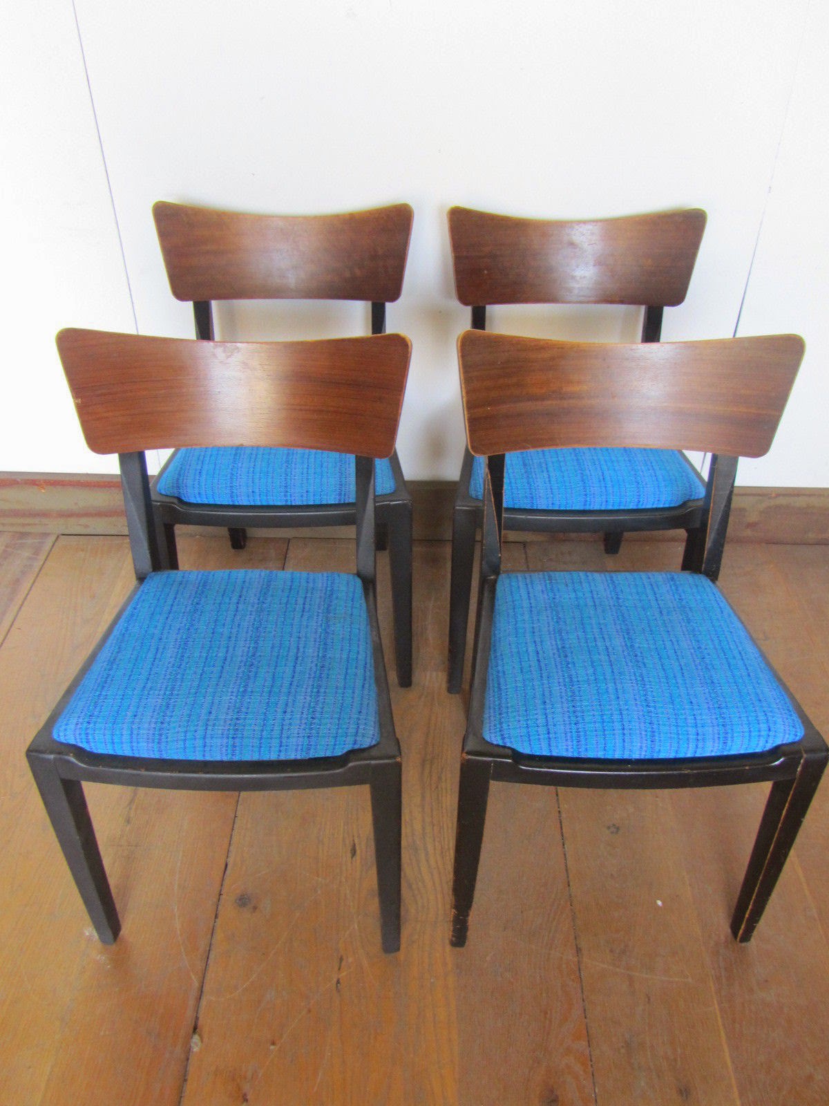 Set of four 50's dining chairs