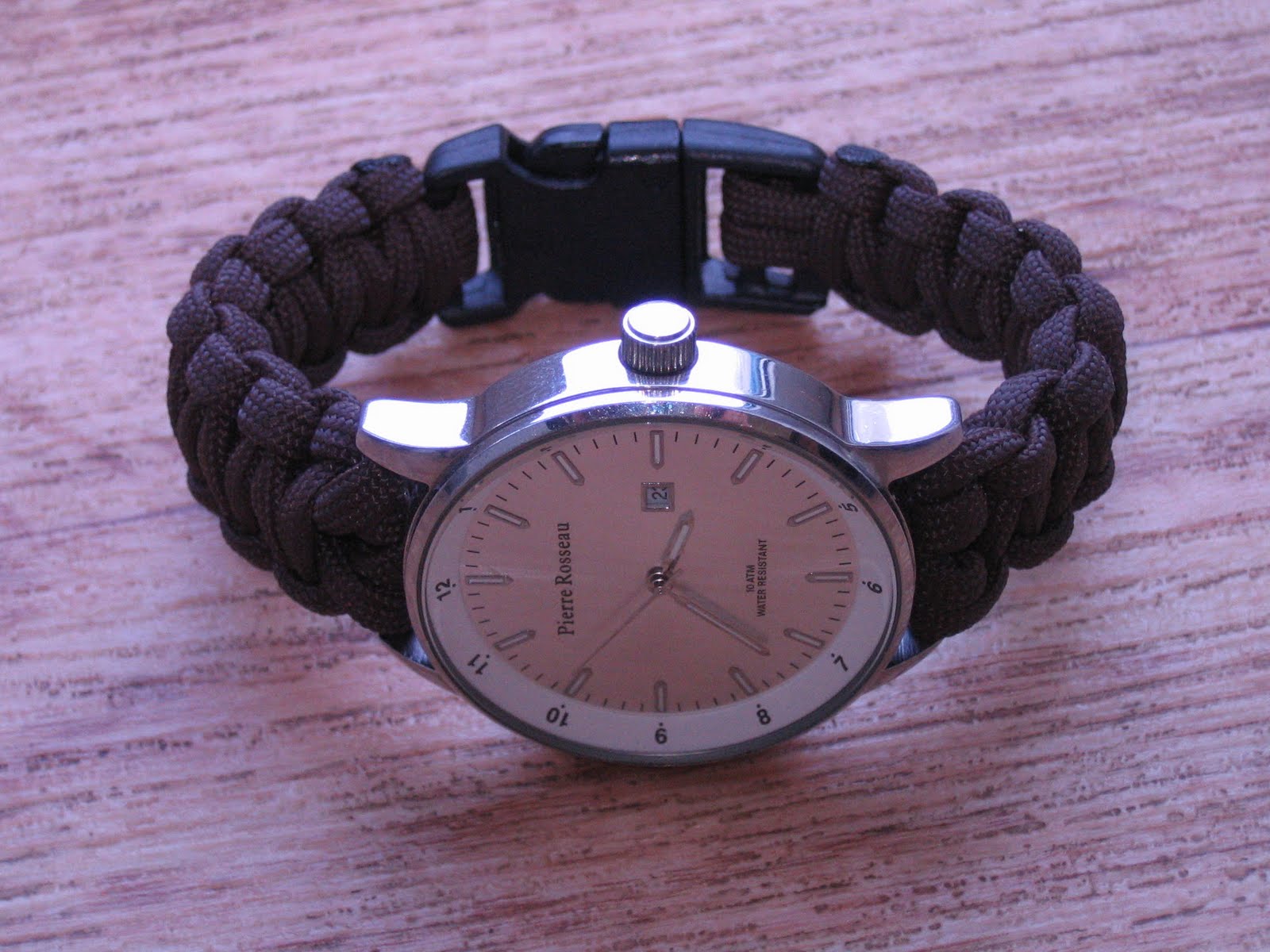 EVERYTHING PARACORD UK: 550 paracord custom watch strap...soloman bar weave