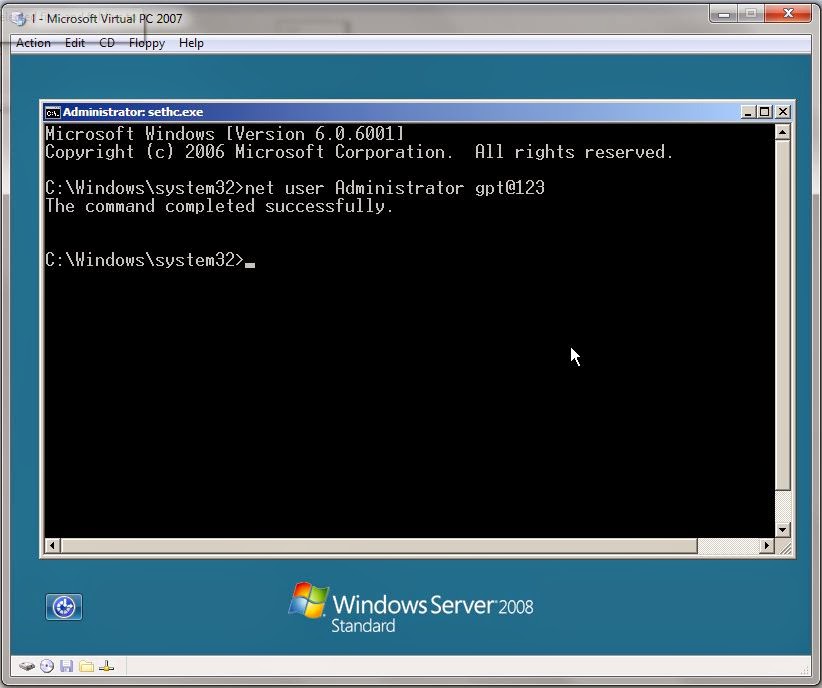 Your Computer might be at a risk.: Sethc.exe