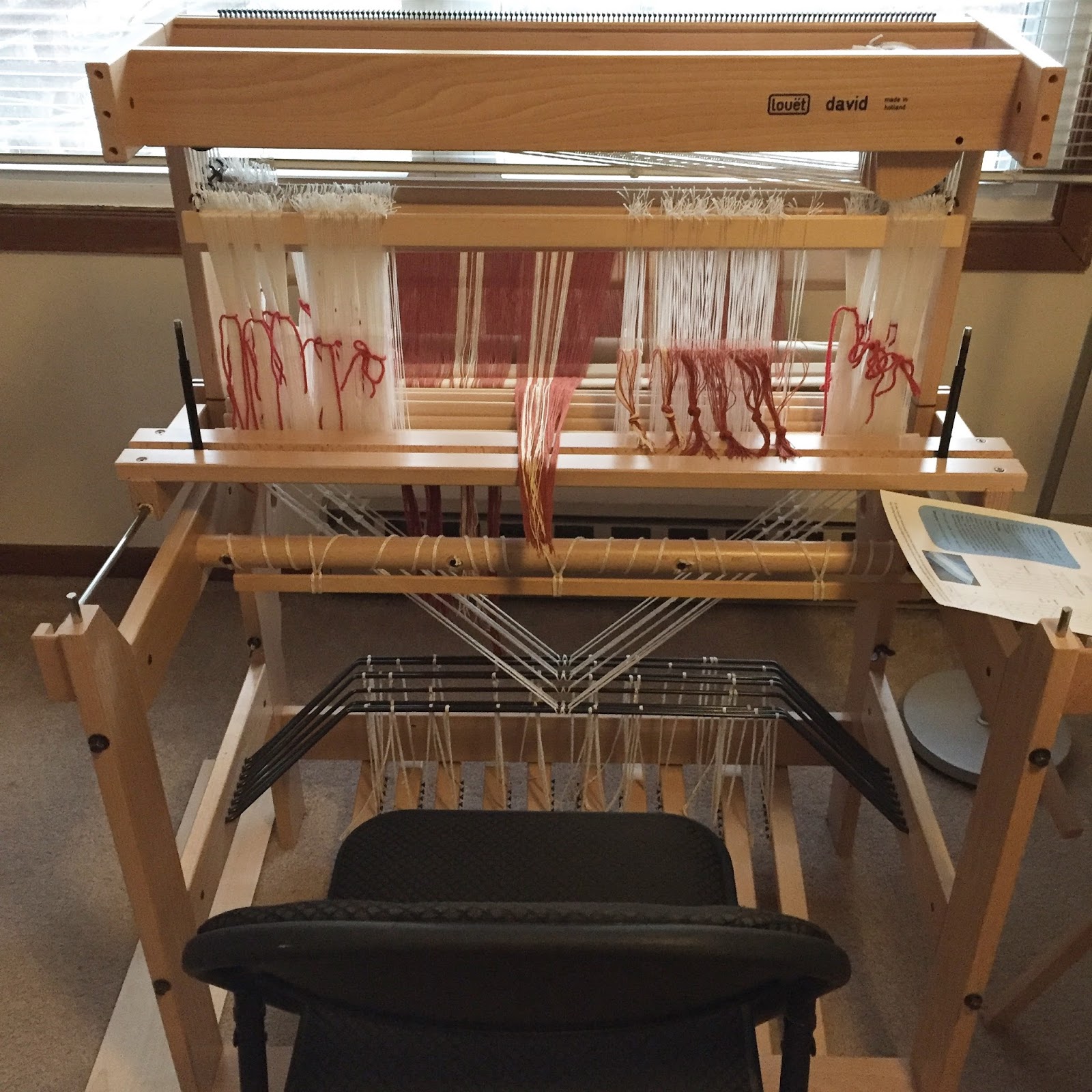 Weaving my First Project on the Louet David